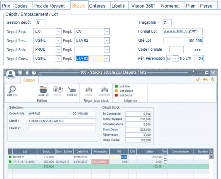 Logiciel ERP gestion des stocks, solution ERP gestion des stocks Cegid PMI